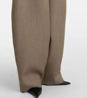 Magda Butrym Wool Barrel-leg Pants