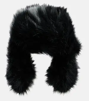 RUSLAN BAGINSKIY Ruslan Baginskiy Cotton-Trimmed Aviator Hat
