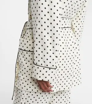 Valentino Garavani Plus De Pois Belted Jacket