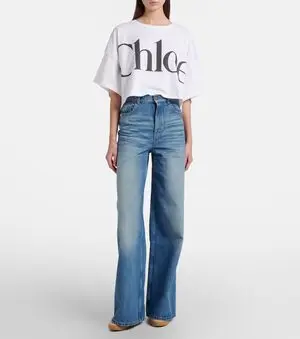 Chloé Kick Suede And Leather Sneakers - Pink