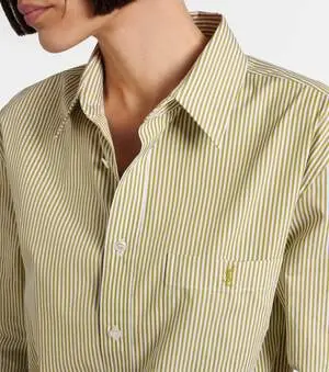 Saint Laurent Striped Cotton Shirt