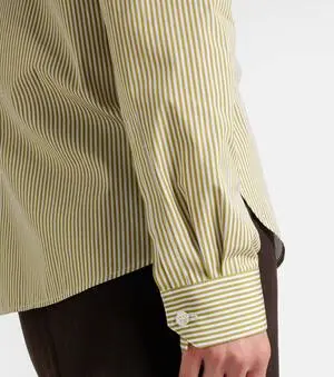 Saint Laurent Striped Cotton Shirt