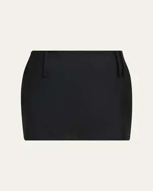 TONYWACK Wool Mini Skirt