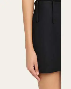 TONYWACK Wool Mini Skirt