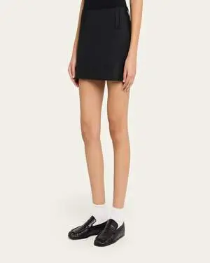 TONYWACK Wool Mini Skirt