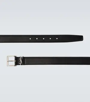 Saint Laurent Cassandre Leather Belt