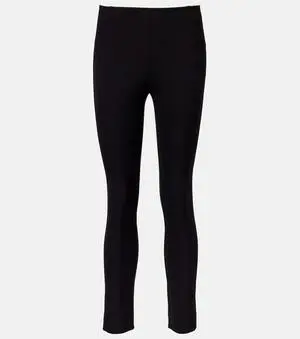 Veronica Beard Scuba Cropped Slim Pants - Black