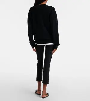 Veronica Beard Scuba Cropped Slim Pants - Black