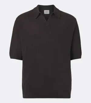 Le Kasha Bale Cashmere Polo Sweater - Brown