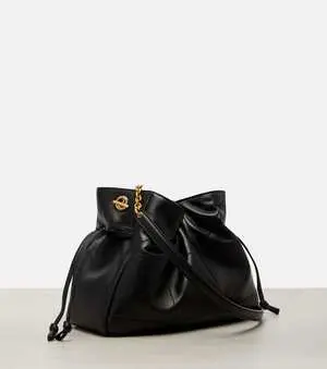 Saint Laurent Jamie Small Leather Shoulder Bag - Black