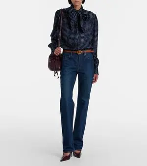 Saint Laurent Shoulder Bag - Burgundy