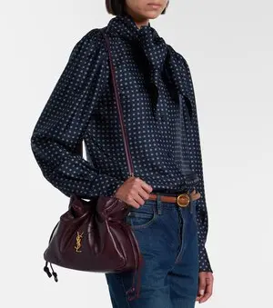 Saint Laurent Shoulder Bag - Burgundy