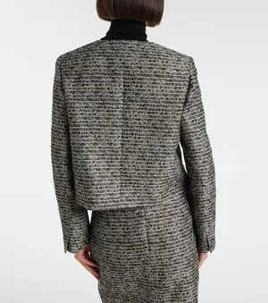 Max Mara Volume Tweed Jacket