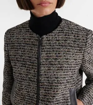 Max Mara Volume Tweed Jacket