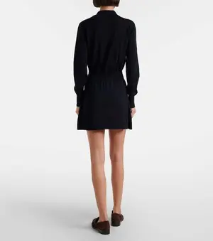FRAME Wool Polo Dress