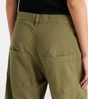 NILI LOTAN Shon Barrel-leg Pants - Green