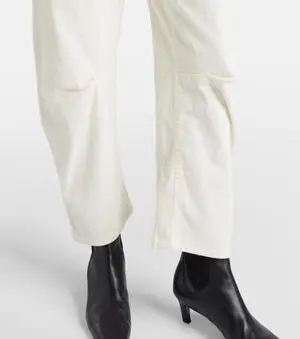 NILI LOTAN Shon Corduroy Pants - White