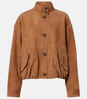 Simkhai Marley Suede Jacket - Brown