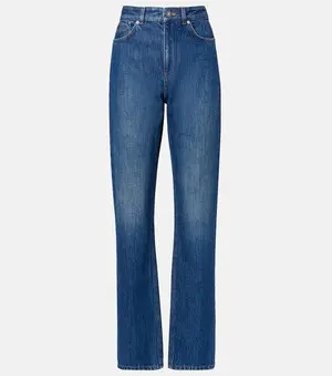 Givenchy Mid-rise Straight Jeans - Blue