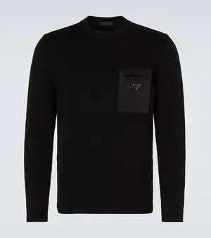 Prada Virgin Wool Sweater - Black