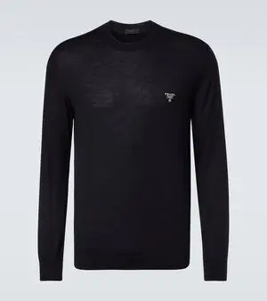 Prada Virgin Wool Sweater - Blue