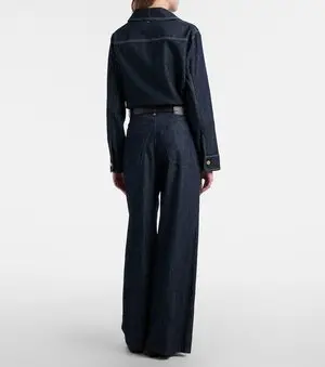 Max Mara Lavinia High-rise Wide-leg Jeans - Blue