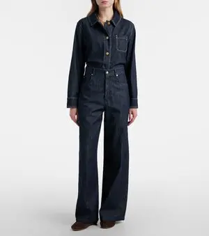 Max Mara Lavinia High-rise Wide-leg Jeans - Blue