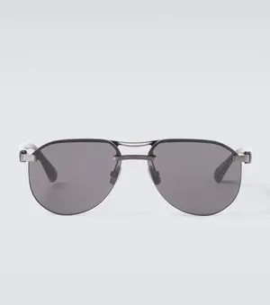 Brunello Cucinelli Aviator Sunglasses - Black