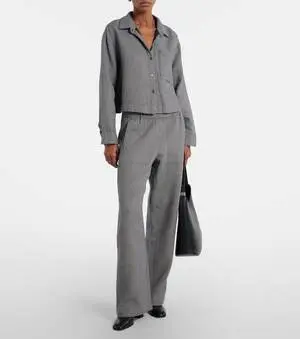 Velvet By Graham & Spencer Adeline Houndstooth Cotton Shirt