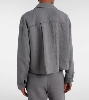 Velvet By Graham & Spencer Adeline Houndstooth Cotton Shirt
