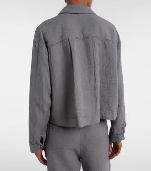 Velvet By Graham & Spencer Adeline Houndstooth Cotton Shirt