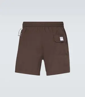 Fedeli Madeira Swim Trunks - Brown