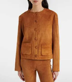 Stouls Gabrielle Suede Jacket - Brown