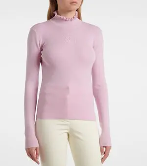 Cordova Kitz Ribbed-knit Wool-blend Ski Top - Pink