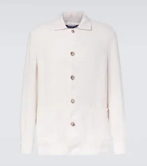 Fedeli Oxford Linen Jacket