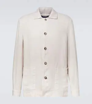 Fedeli Linen Jacket - Beige