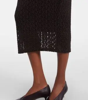 Velvet By Graham & Spencer Mia Lace Midi Skirt
