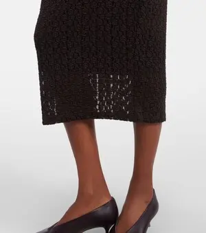 Velvet By Graham & Spencer Mia Lace Midi Skirt