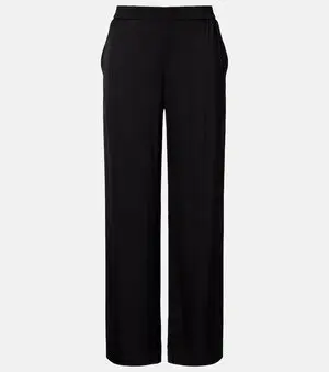 Velvet By Graham & Spencer Velvet Larkin Wide-Leg Pants Black
