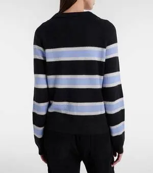 Velvet By Graham & Spencer Everbake Striped Polo Sweater