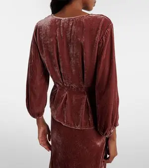 Velvet By Graham & Spencer Elida Bow-detail Top - Pink