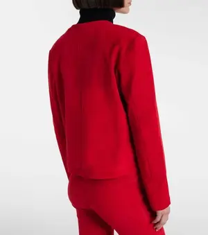 Stouls Gabrielle Suede Jacket - Red