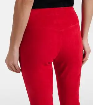 Stouls Jp Twenty Slim Suede Pants - Red
