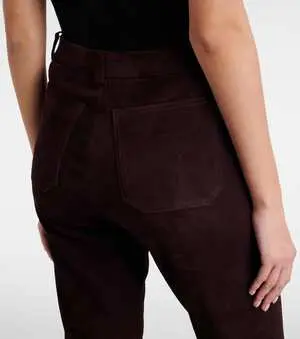 Stouls Laurent Suede Flared Pants