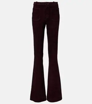 Stouls Laurent Suede Flared Pants