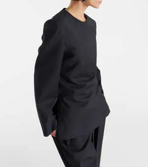 TOTEME Wool Blouse - Grey