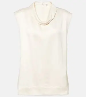 TOTEME Satin Top - Beige