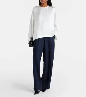 TOTEME Satin Top - White