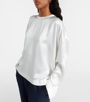 TOTEME Satin Top - White