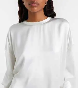 TOTEME Satin Top - White